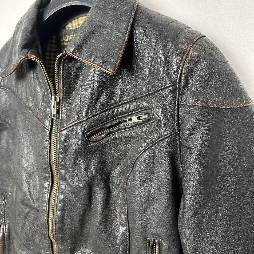 Jofama Genuine Leather Biker Women's Jacket – Funkify